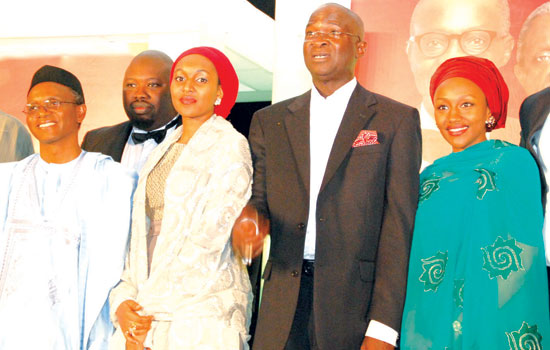 Gov. Babatunde Fashola (2nd right); Mallam Nasir El-Rufai (left) and ...
