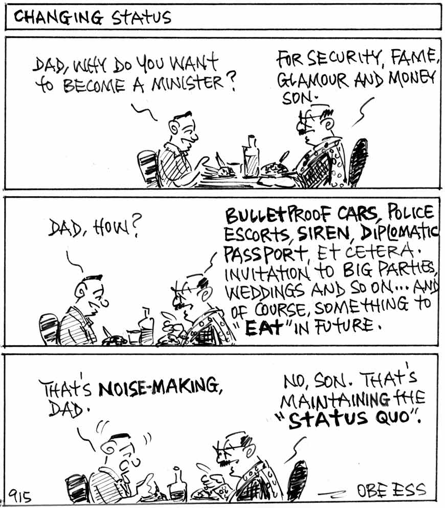 CHANGING STATUS