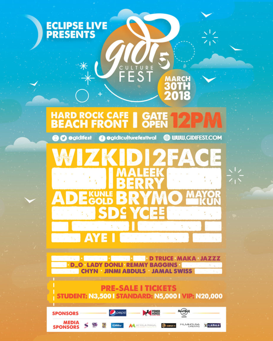 Wizkid, Tuface To Headline The "Lagos Gidi Fest 2018" | The Guardian ...