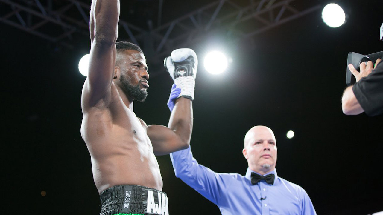 Efe Ajagba wins first heavyweight bout by default | The Guardian ...