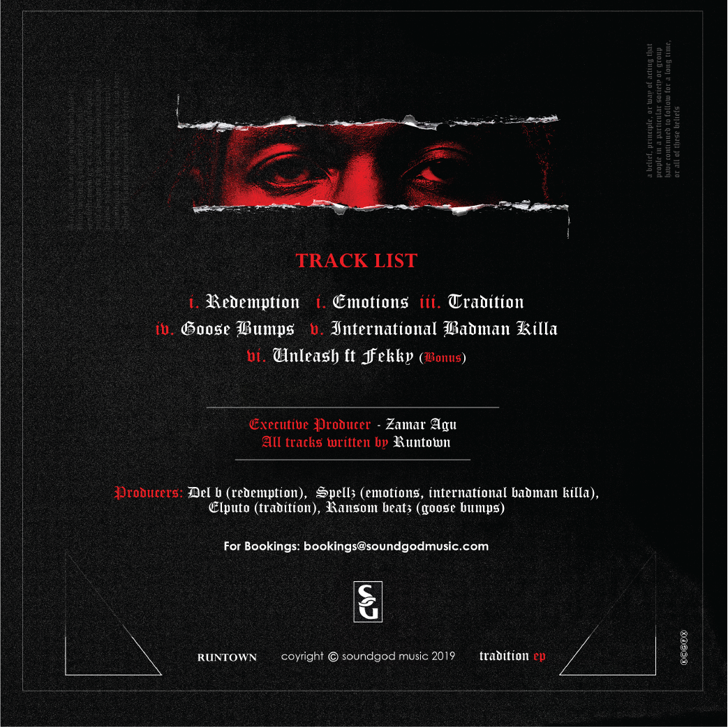 Listen: Runtown Releases 'The Tradition EP' 7 Days Early