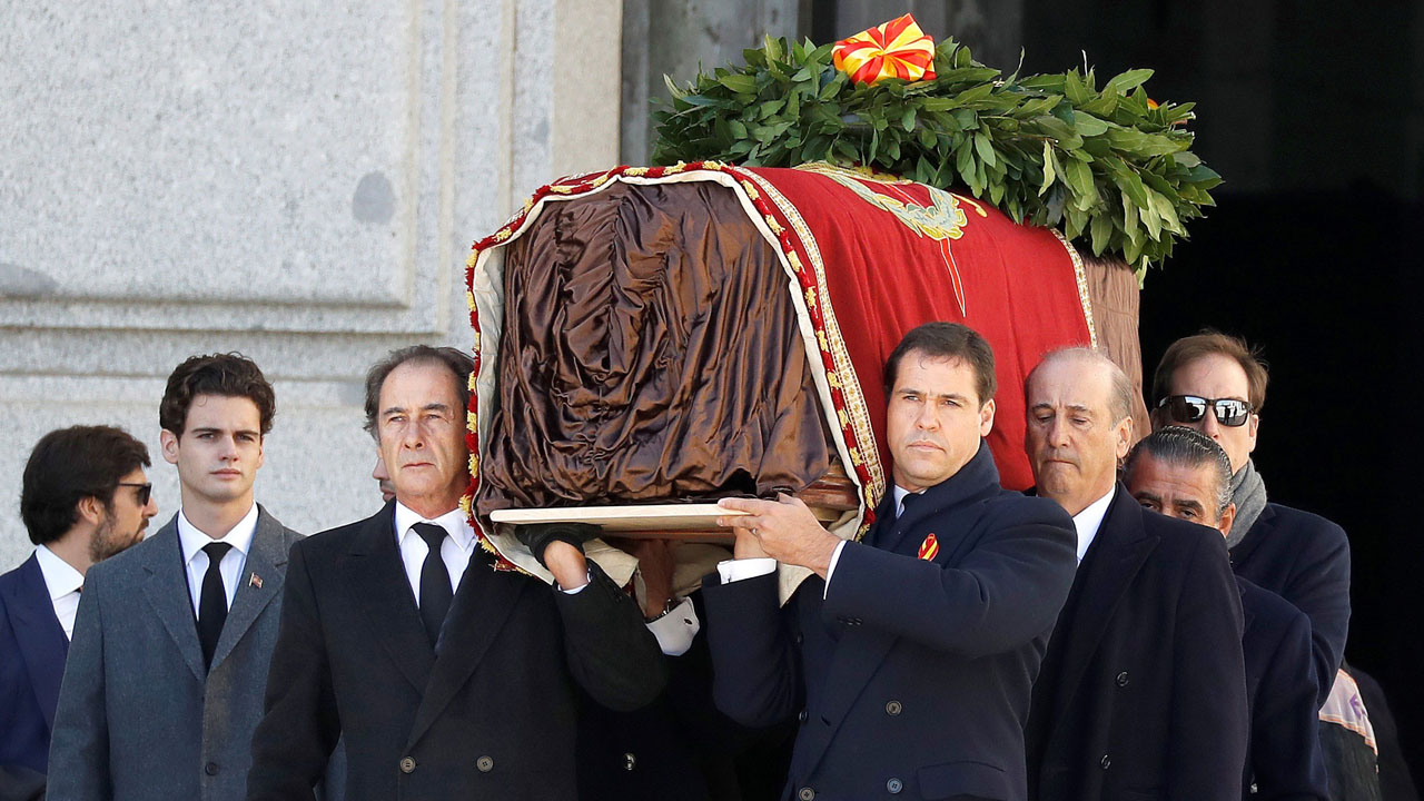 Spain begins exhuming Franco's remains from opulent tomb | The Guardian ...