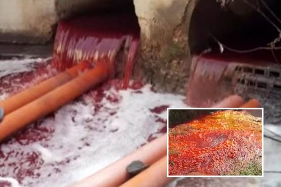 River In Israel Turns Red With Blood "Like The Bible's Plague of Blood"