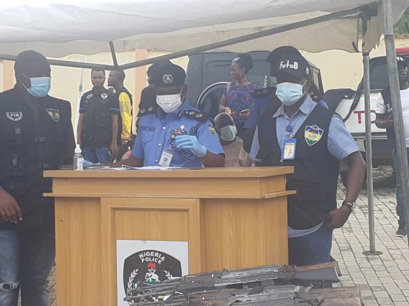 Police arrest armed bandits, rail track vandals