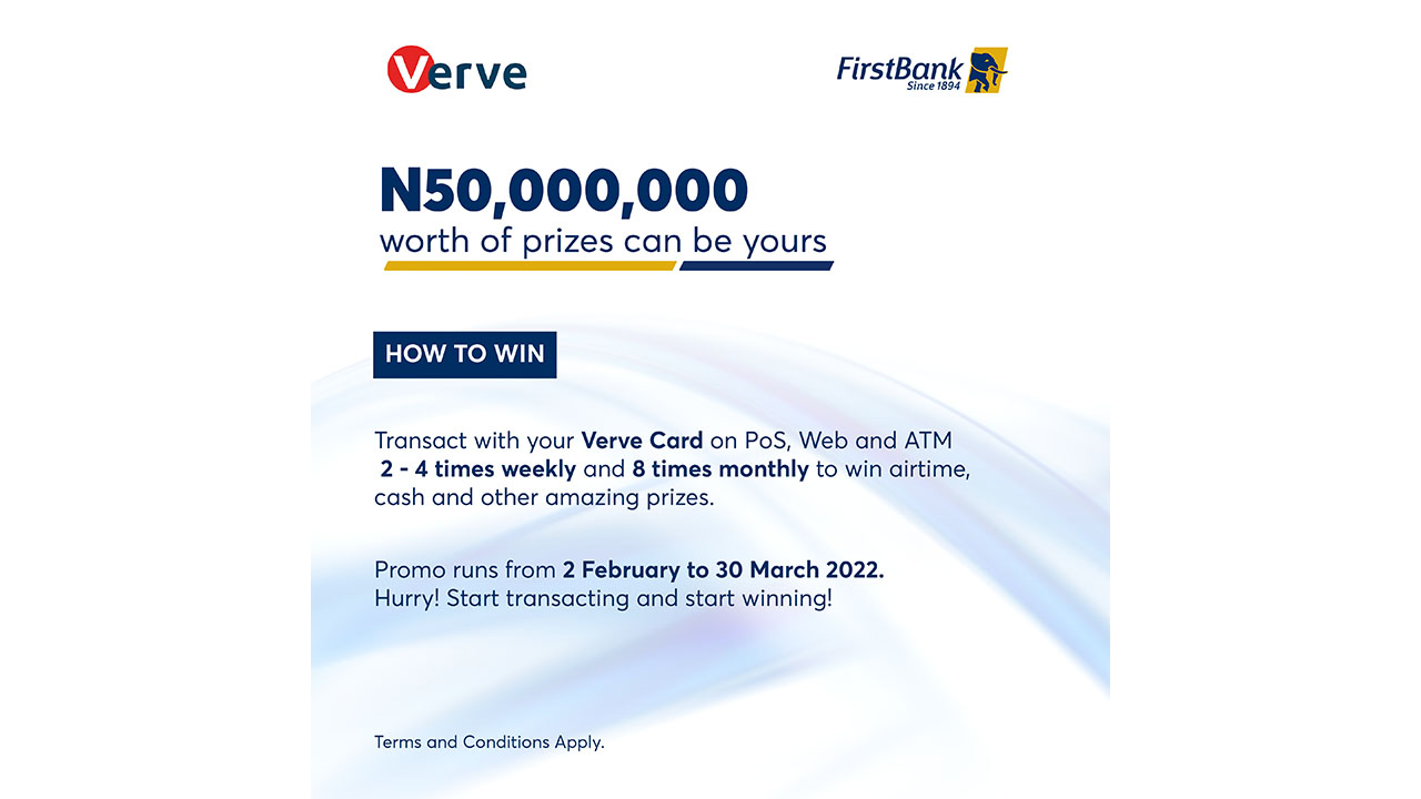Win amazing rewards or a brand new car in the First Bank Verve Card ...