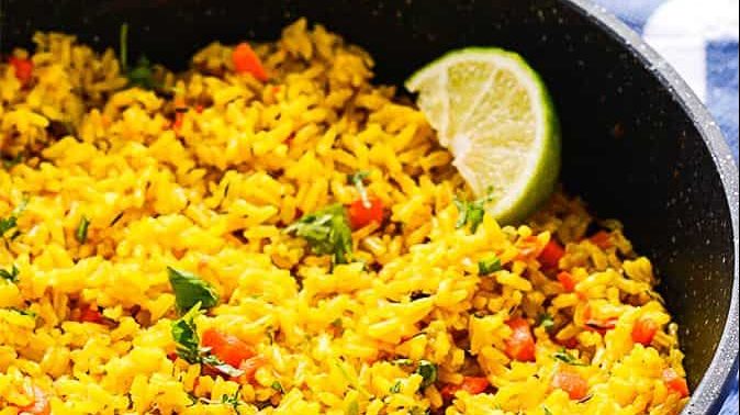 Turmeric Coconut Rice Recipe