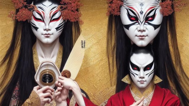 Kabuki Mask: Ancient Japanese Theatrical Culture