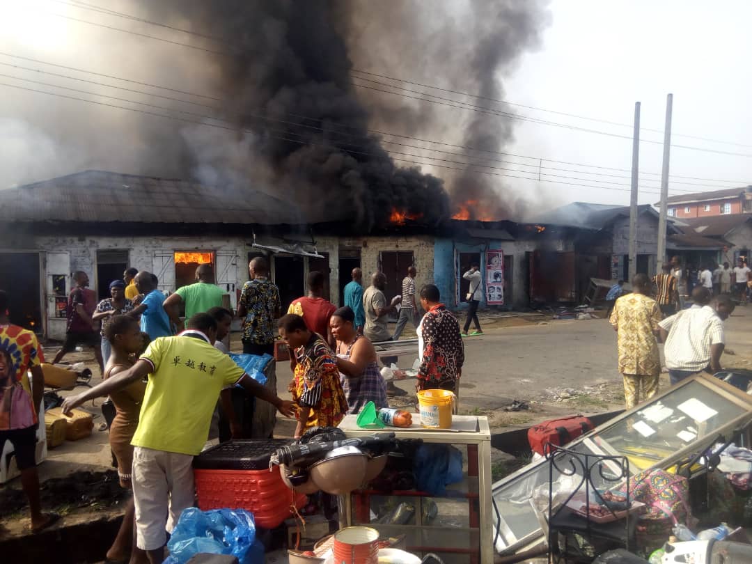 Rivers residents lament as fire displaces 20 person