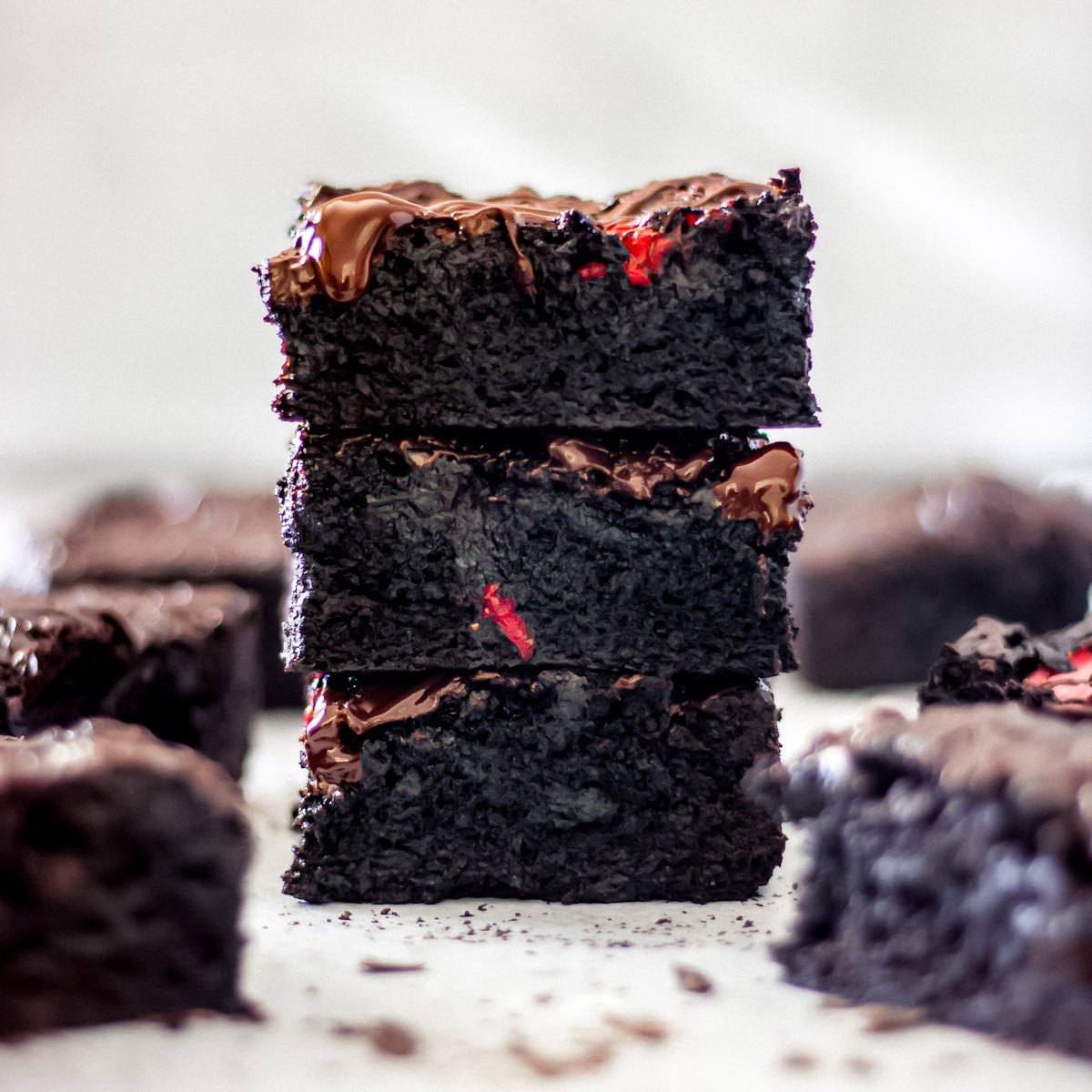 Pink Velvet (Strawberry) Brownies