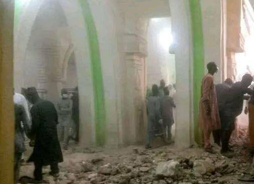 Tragedy as four die in Zaria Central Mosque collapse