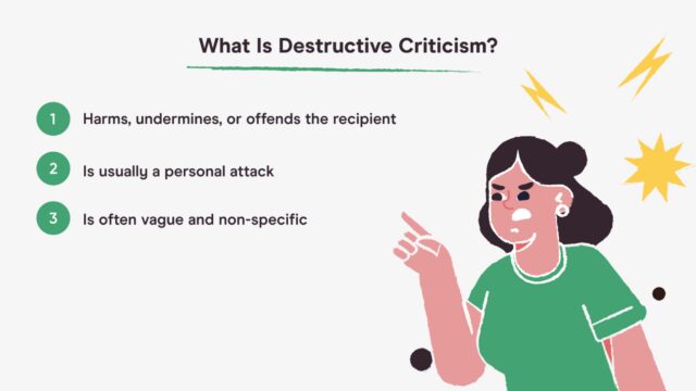 Criticisms: Constructive Vs Destructive