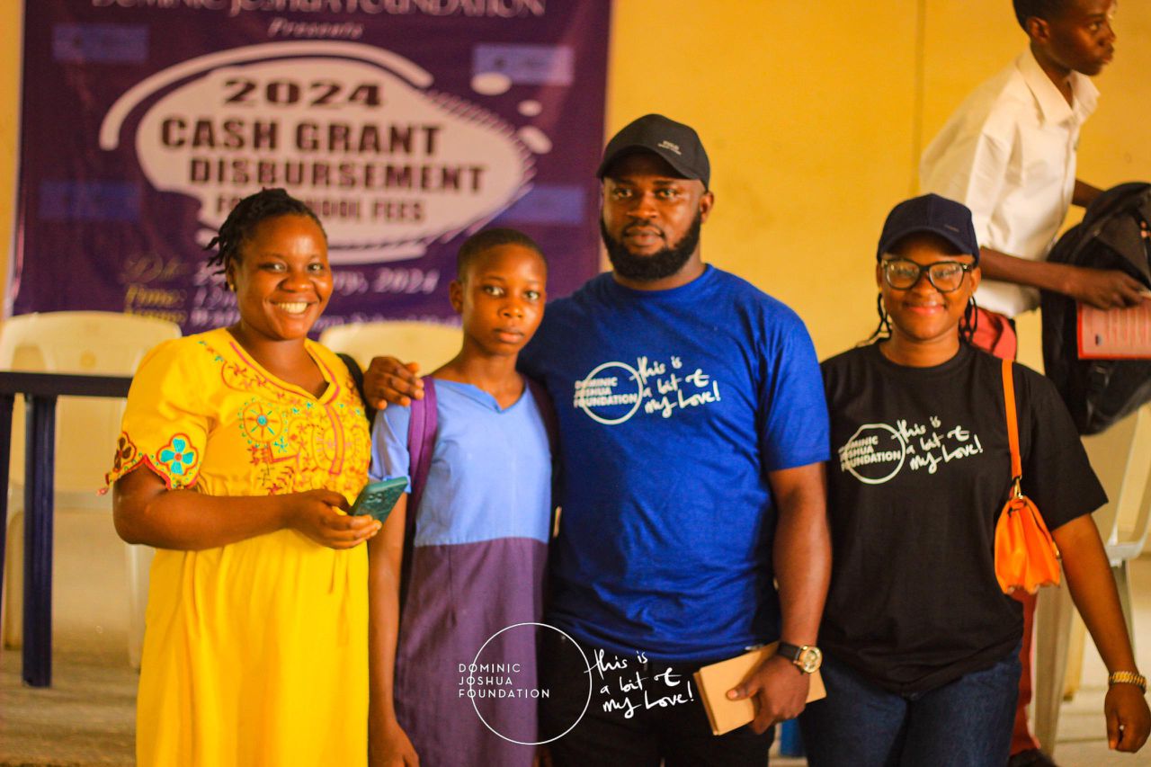 Dominic Joshua Charity Foundation offer's school fee grant to 500 ...