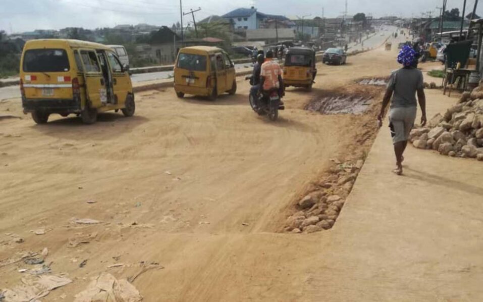 Abandoned Ayobo-Ipaja road project leaves residents frustrated