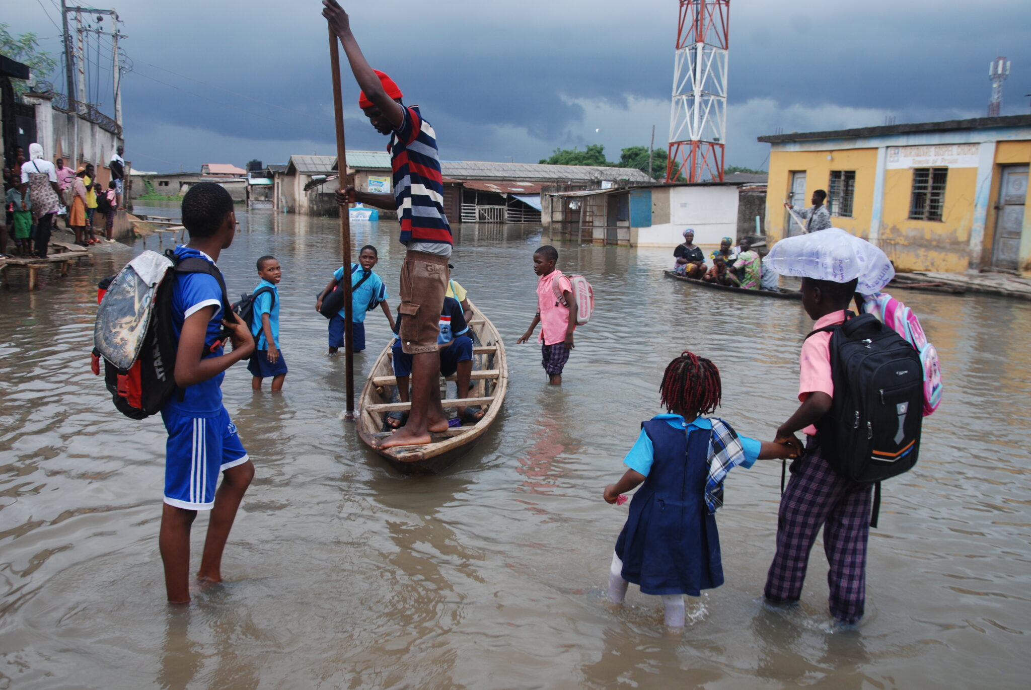 PHOTOS: Lagos communities struggle as Oyan Dam releases water