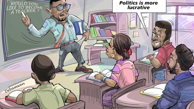 Lured by passion, imperilled by political class, broken system