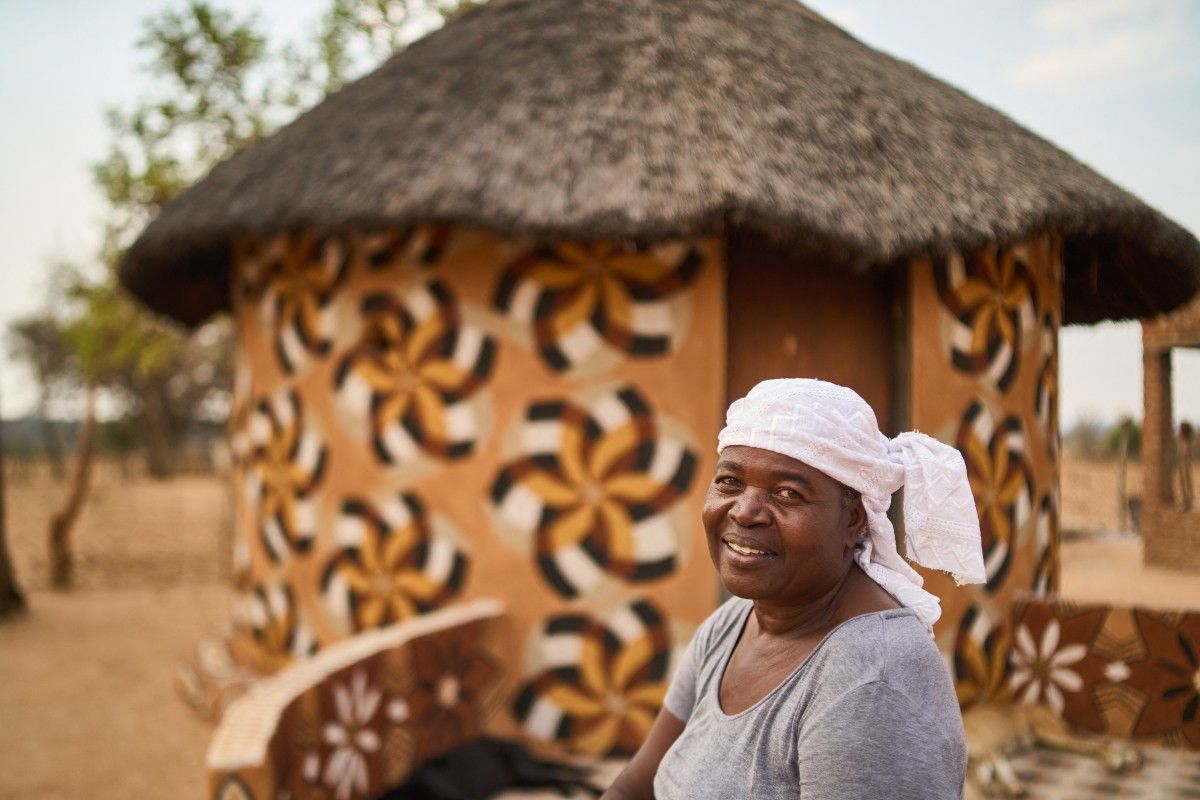 The women behind Zimbabwe's striking hut painting art | The Guardian ...