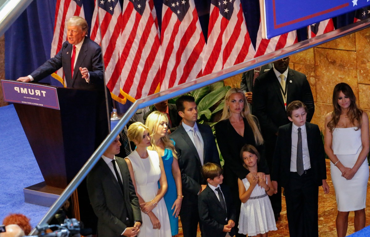 Meet the Trumps: America's first family moves back in | The Guardian ...