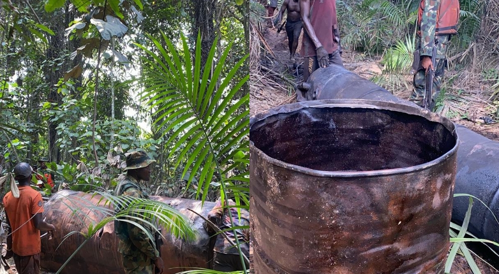 Army arrests four IPOB members, confiscates over 45,000 litres of crude oil