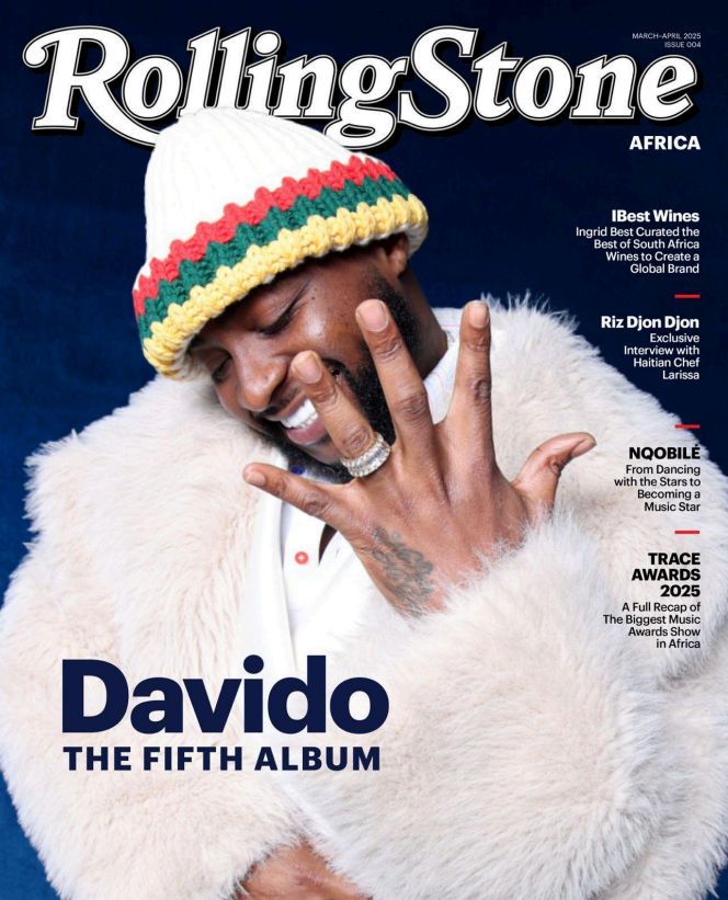 Davido Makes History on Rolling Stone Africa Cover