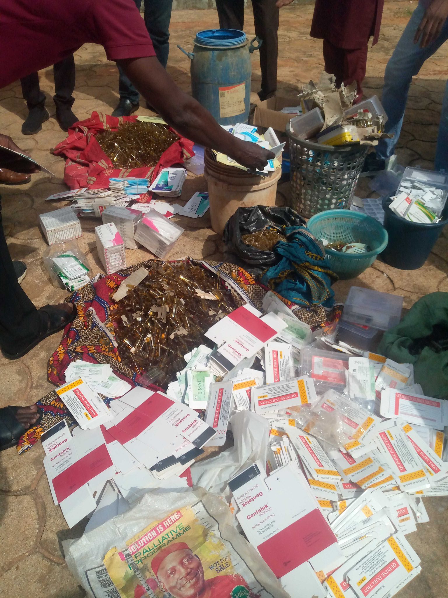 NAFDAC uncovers illicit drug factory in Delta.