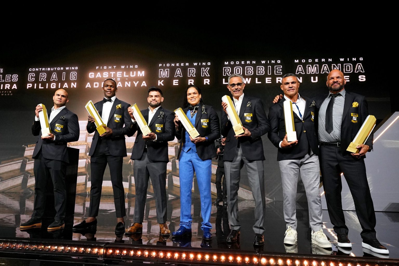 UFC Hall of Fame 2025: Nunes, Lawler, Adesanya-Gastelum bout inducted