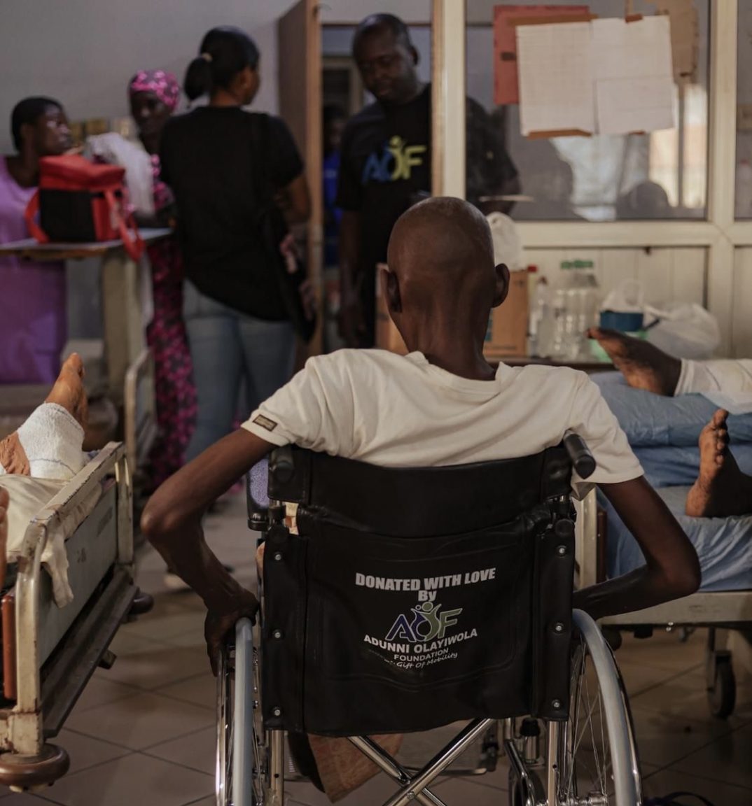 Foundation donates wheelchairs to patients at Gbagada General Hospital