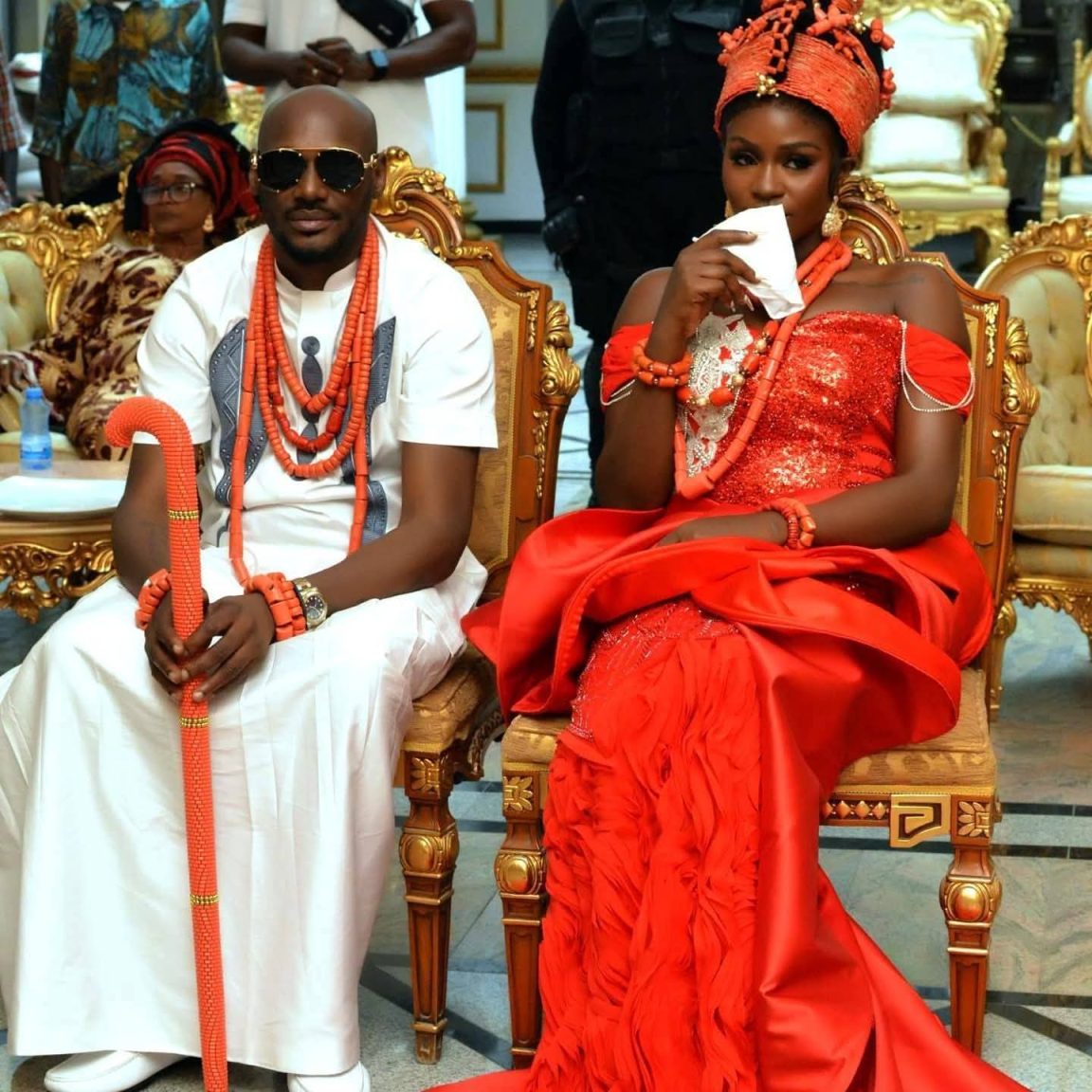 In Pictures: 2Face ties the knot with Natasha Osawaru after Annie's ...
