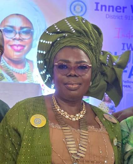 Inner Wheel installs Fakeye as Chairman