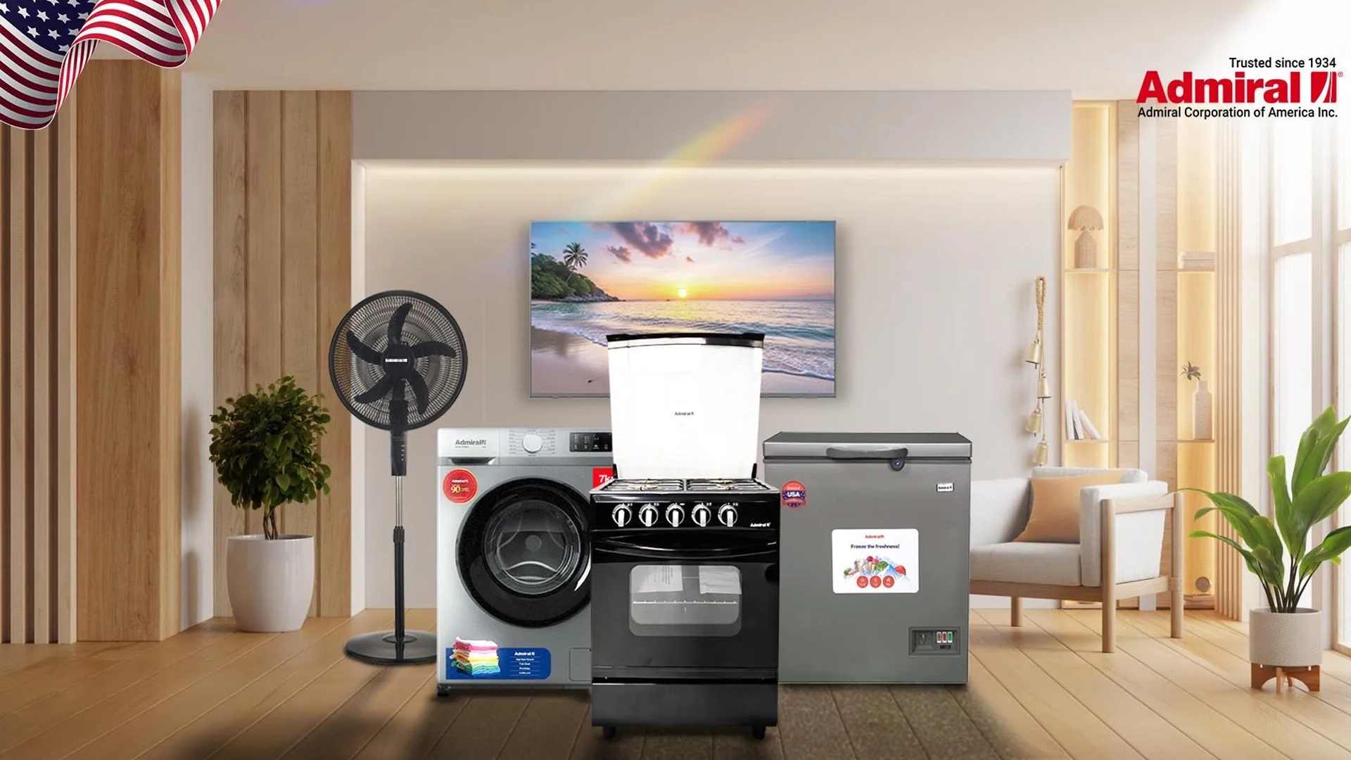 Admiral, American appliances, electronics brand, launches in Nigeria