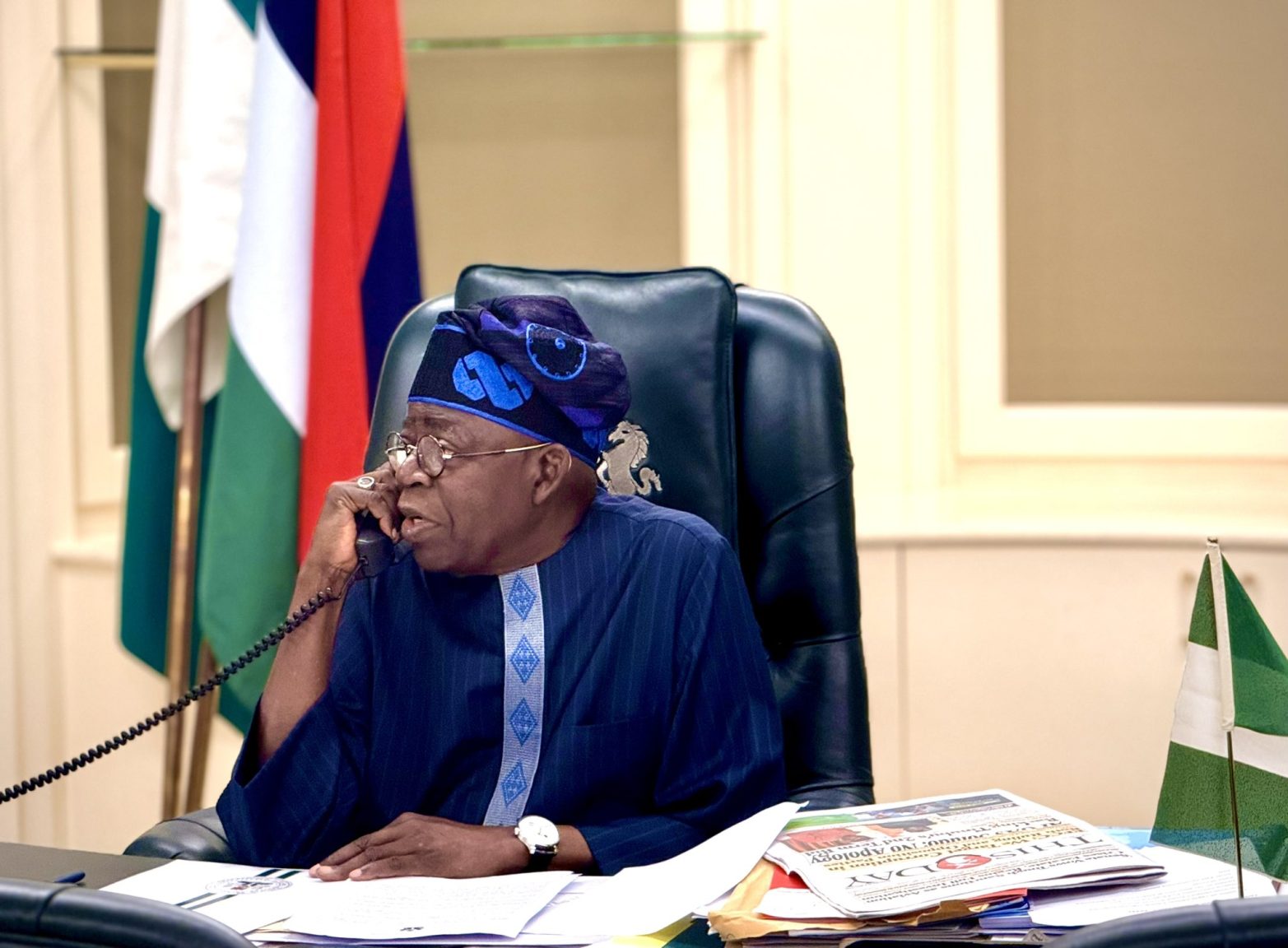 Tinubu vows to defeat terrorism as U.S. plans military options