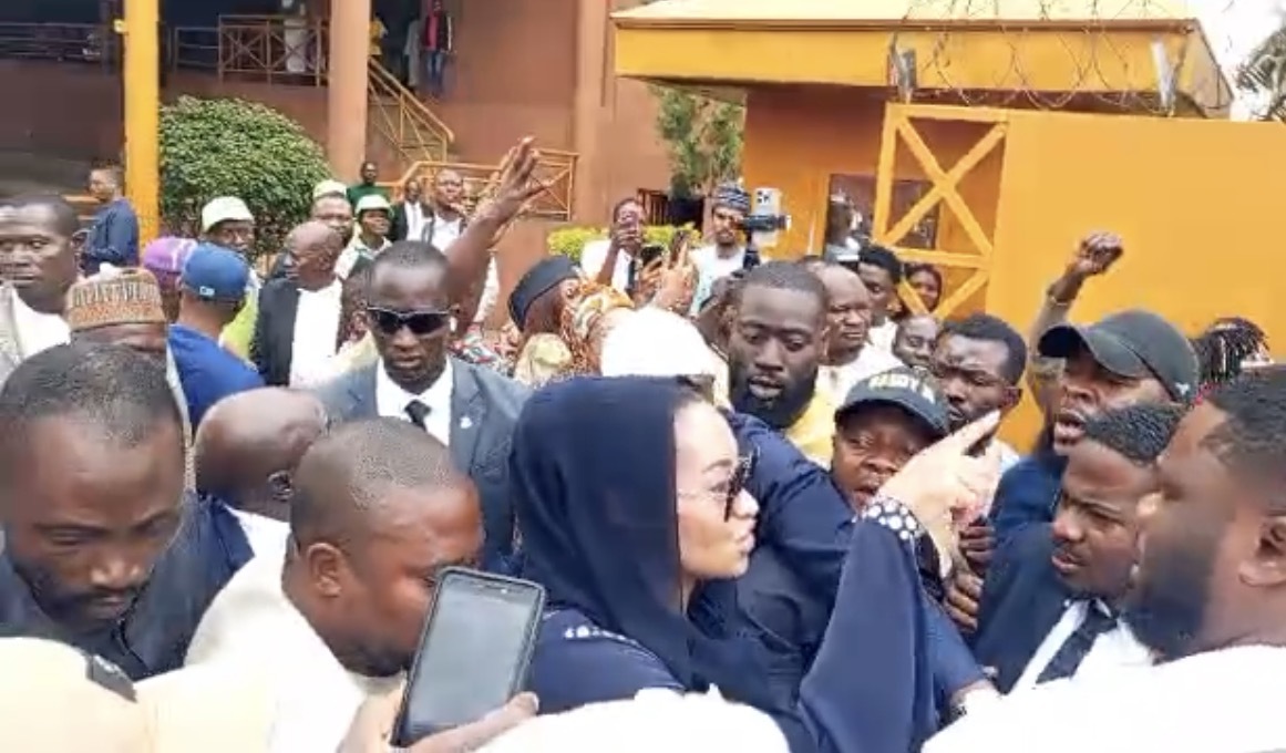 Supporters storm Abuja as Senator Natasha returns to Senate October 2