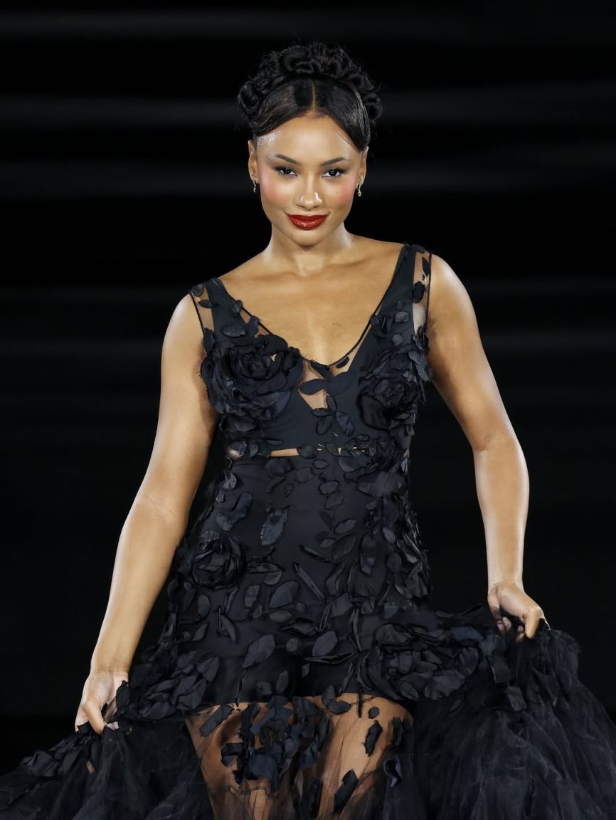 In Pictures: Temi Otedola shines on the runway at Paris Fashion Week