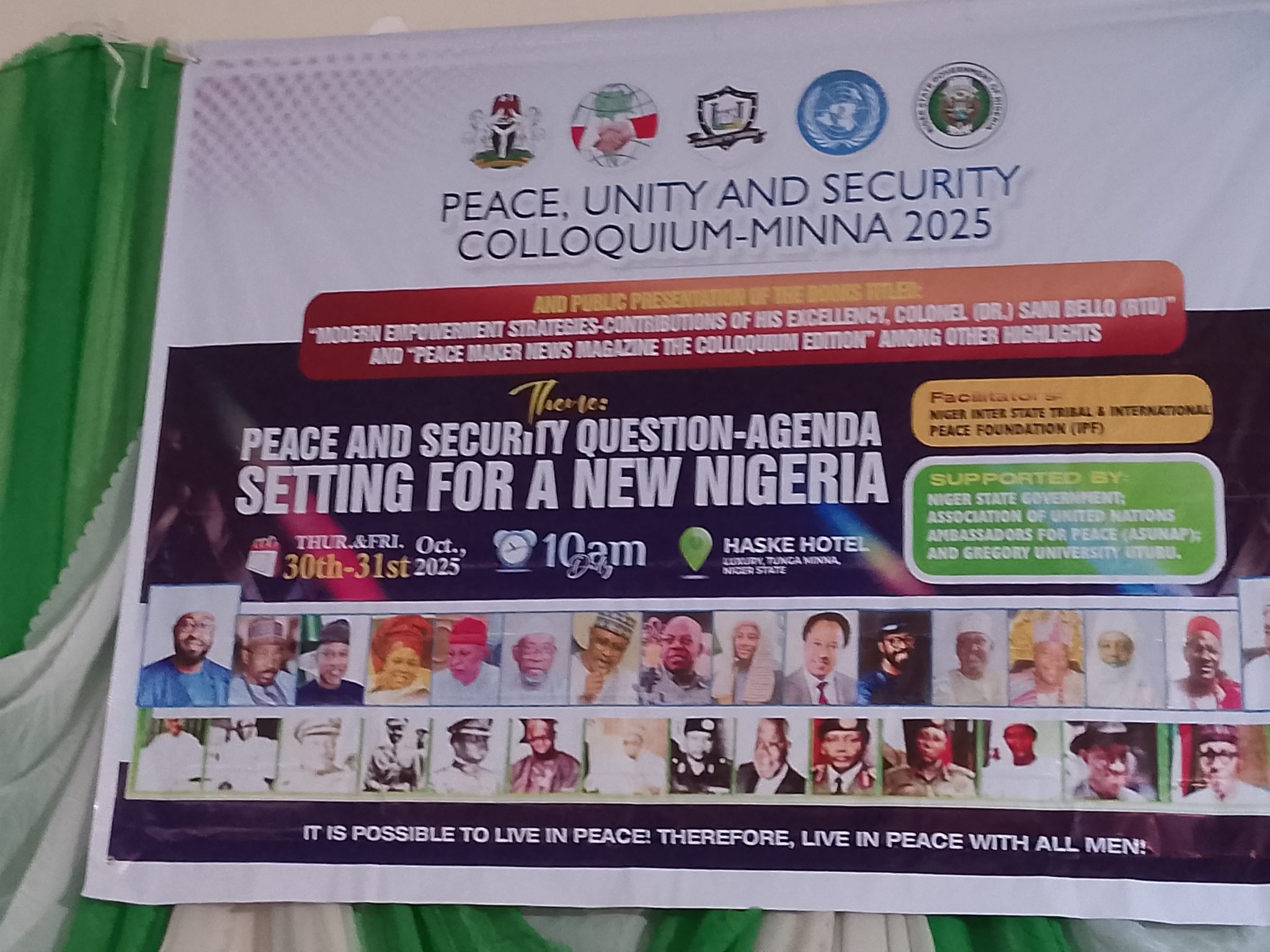 Foundation organises colloquium for peace, unity, security in Niger