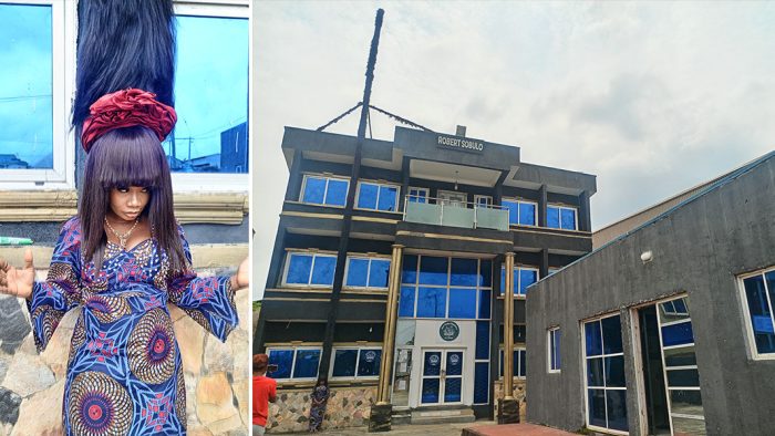 Nigerian woman sets record with ‘tallest wig’ in the world