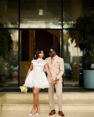 Simi Sanya, Femi Dapson ‘legally hitched’ after Valentine billboards ...