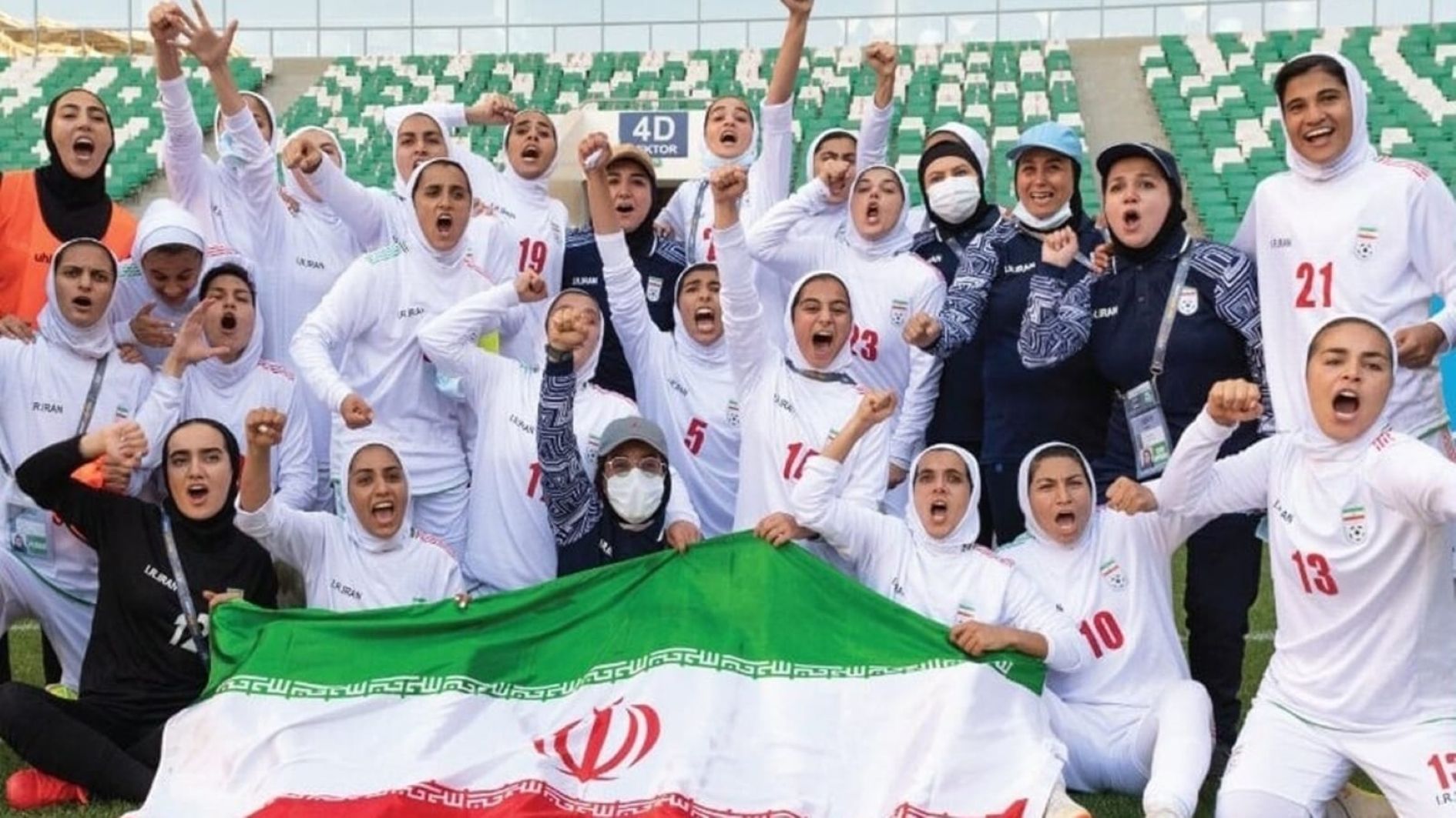 Iran women’s football team ‘fearing death penalty’ after protest at ...