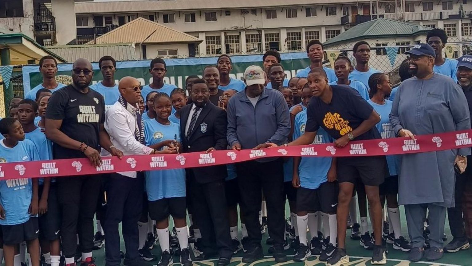 Giants of Africa unveils 50th basketball court at King’s College, Lagos